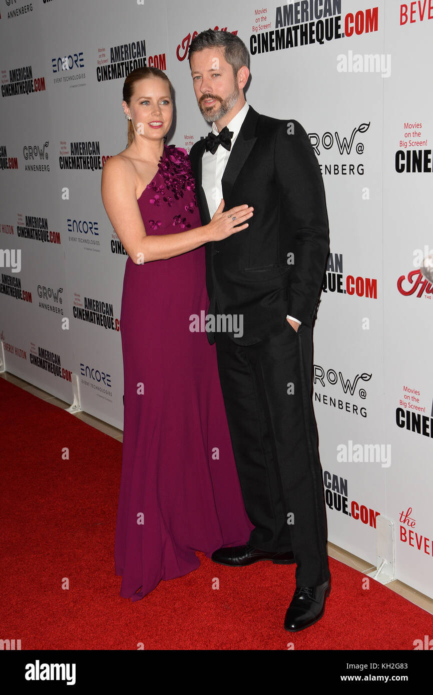 BEVERLY HILLS, CA. November 10, 2017: Amy Adams & Darren Le Gallo at ...