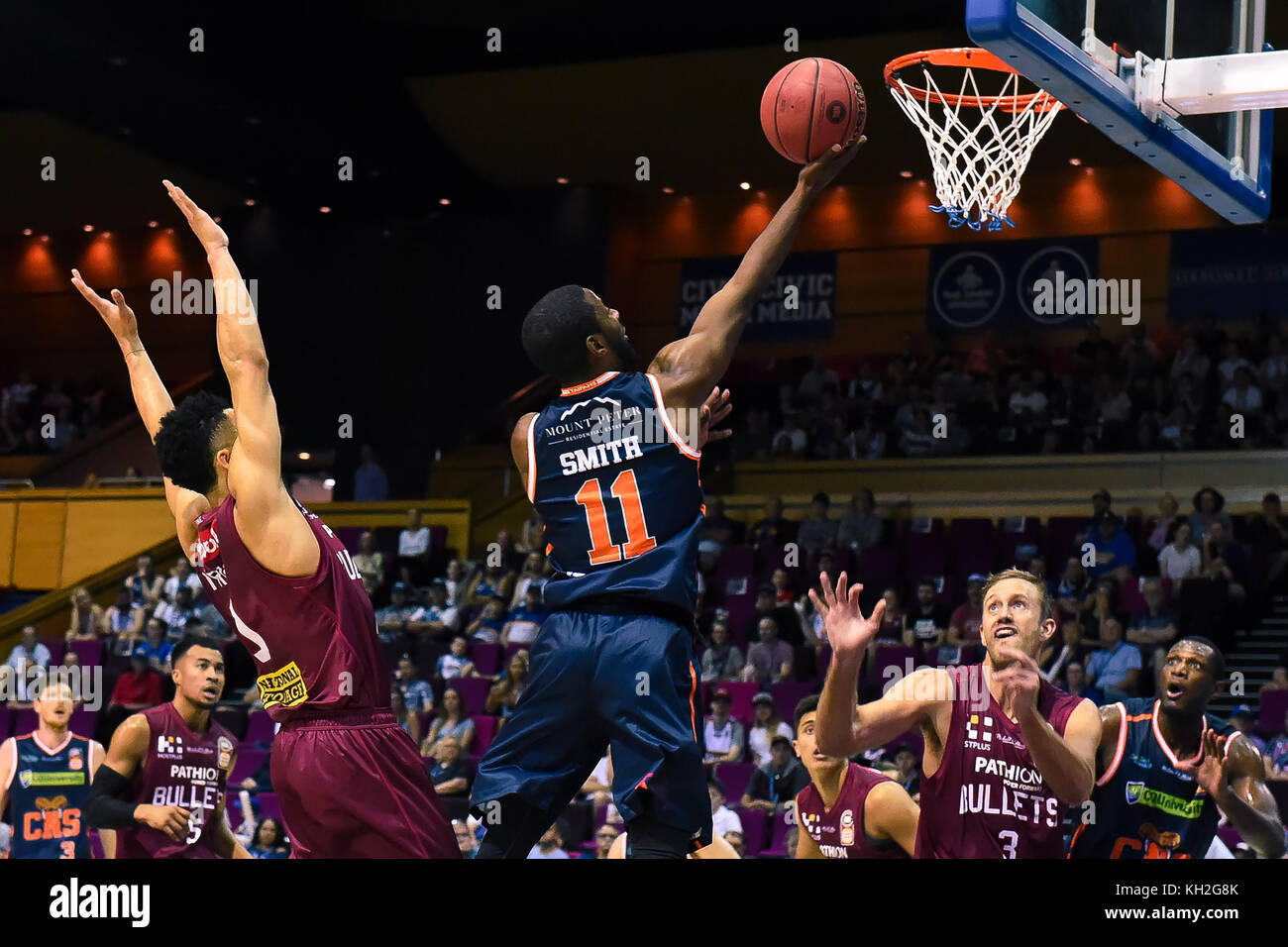 Brisbane, QUEENSLAND, AUSTRALIA. 12th Nov, 2017. Dayshon Smith of the ...
