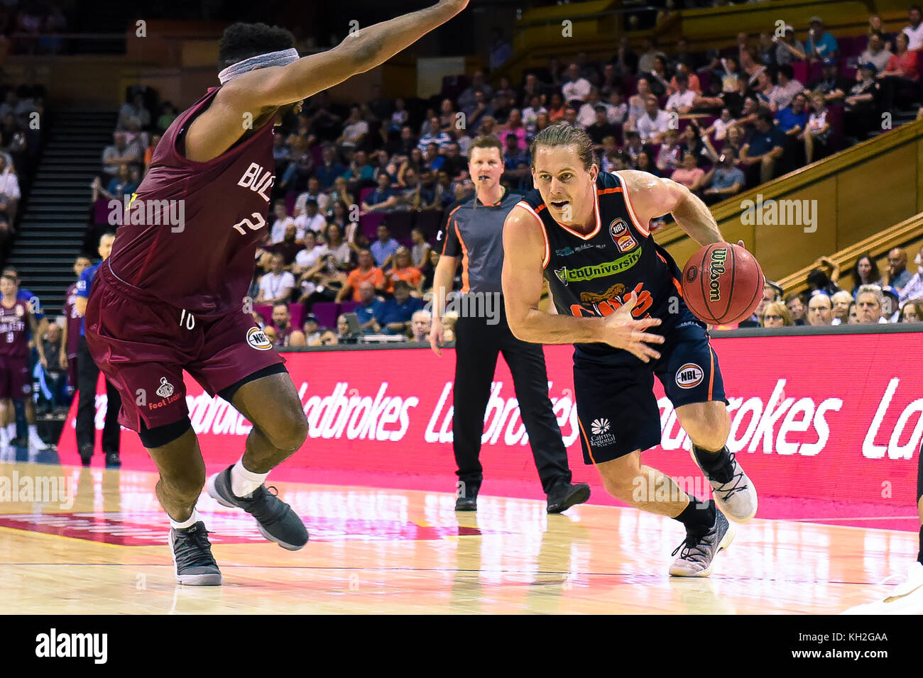 Brisbane, QUEENSLAND, AUSTRALIA. 12th Nov, 2017. Damon Heuir of the ...