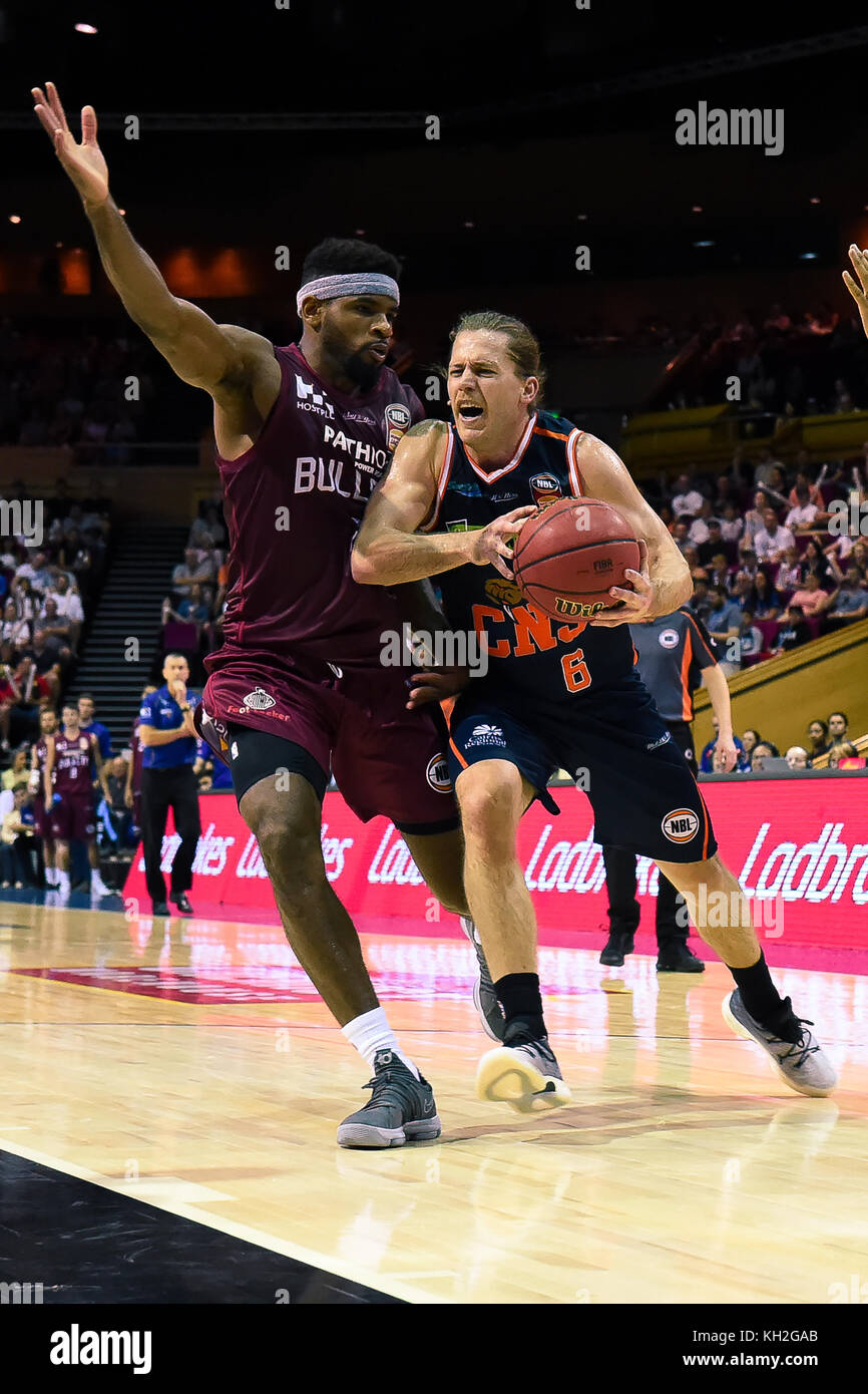 Brisbane, QUEENSLAND, AUSTRALIA. 12th Nov, 2017. Damon Heuir of the ...