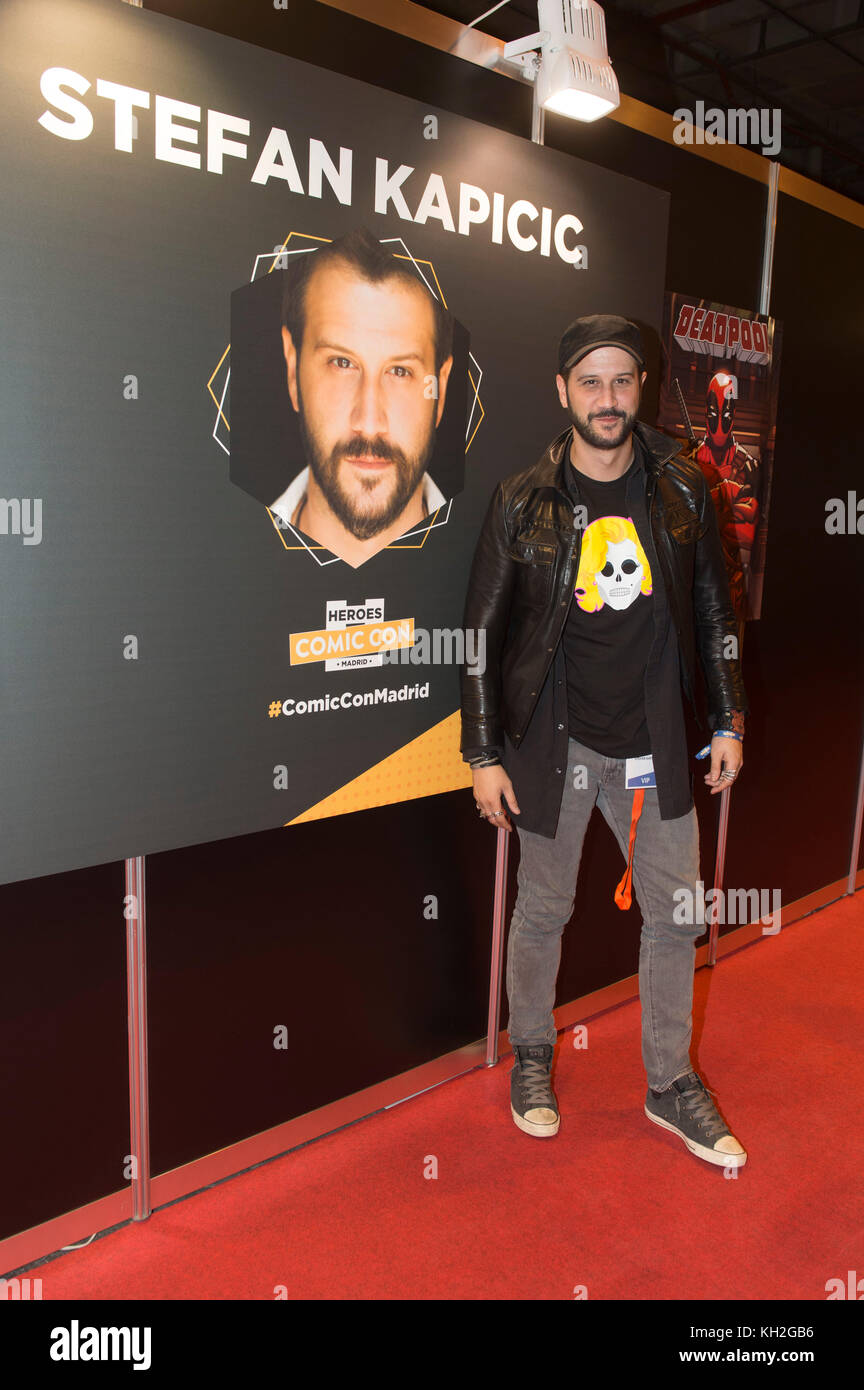 Actor Stefan Kapici ( The Deadpool) during the heroes comic con in ...