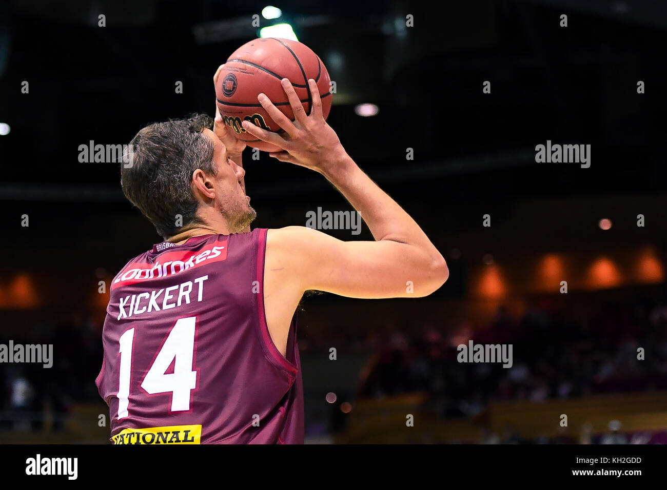 Brisbane, QUEENSLAND, AUSTRALIA. 12th Nov, 2017. Daniel Kickert of the ...