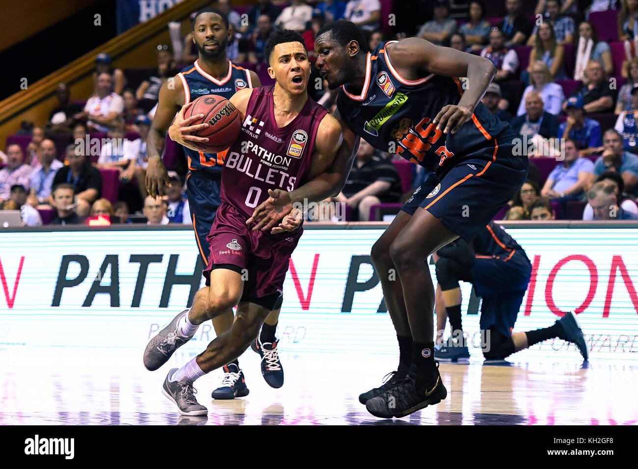Brisbane, QUEENSLAND, AUSTRALIA. 12th Nov, 2017. Travis Trice of the ...