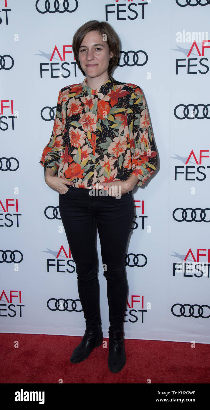 Hollywood, USA. 11th Nov, 2017. Carla Simón attends the screening of ...
