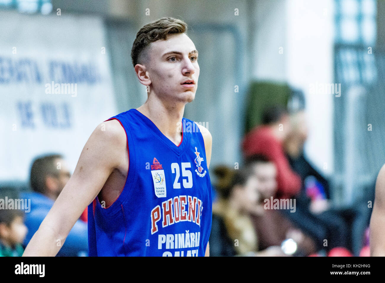 November 10, 2017: Mihai Maciuca #25 (CS Phoenix Galati) during the ...