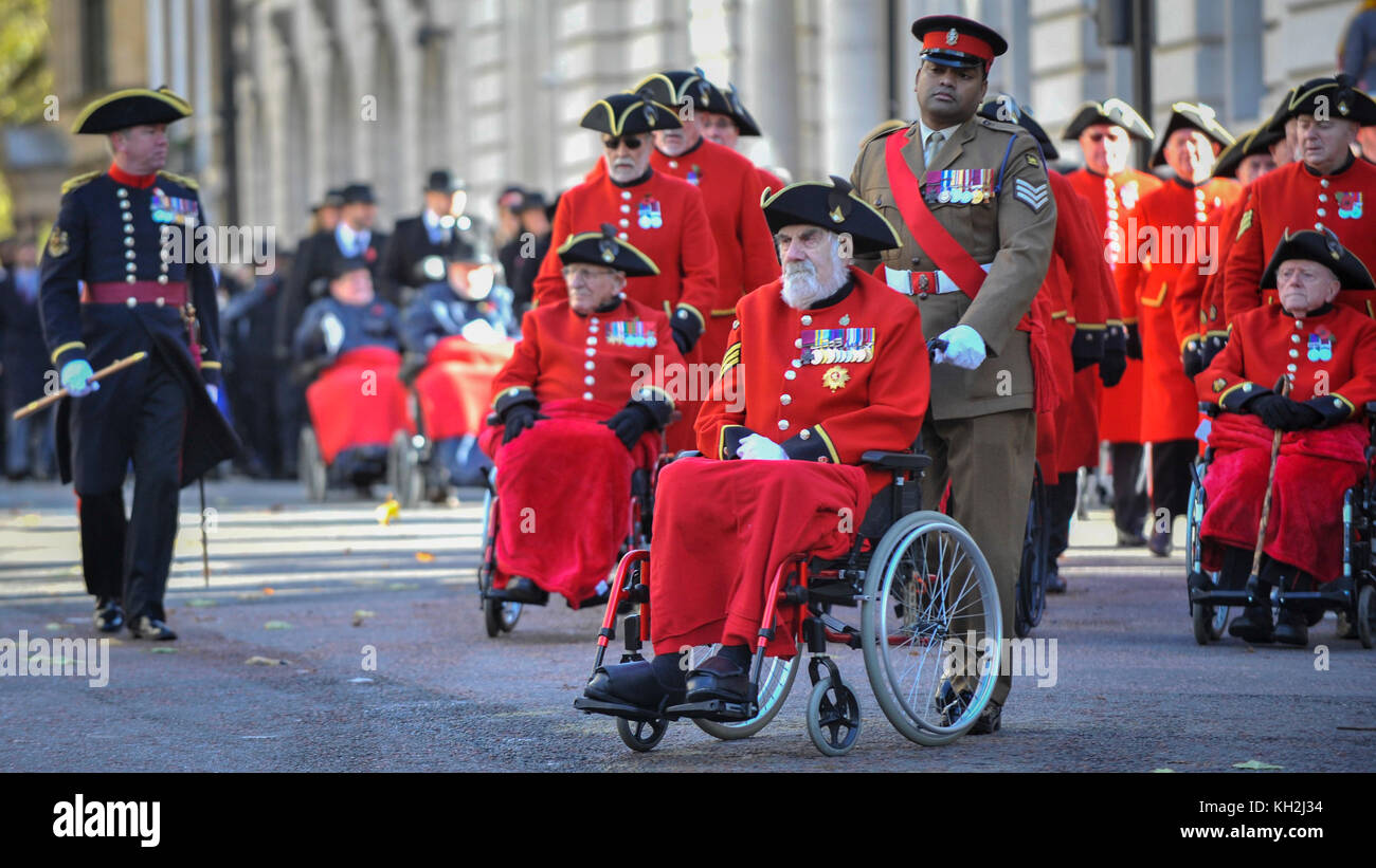 London, UK. 12 November 2017. Lance Sergeant Johnson Gideon Beharry, VC ...