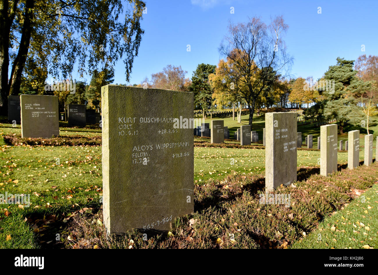 Cannock Chase German War Cemetery, Staffordshire, England. Remembrance ...