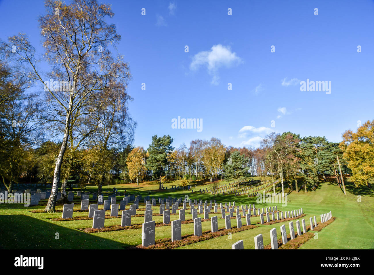 Cannock Chase German War Cemetery, Staffordshire, England. Remembrance ...