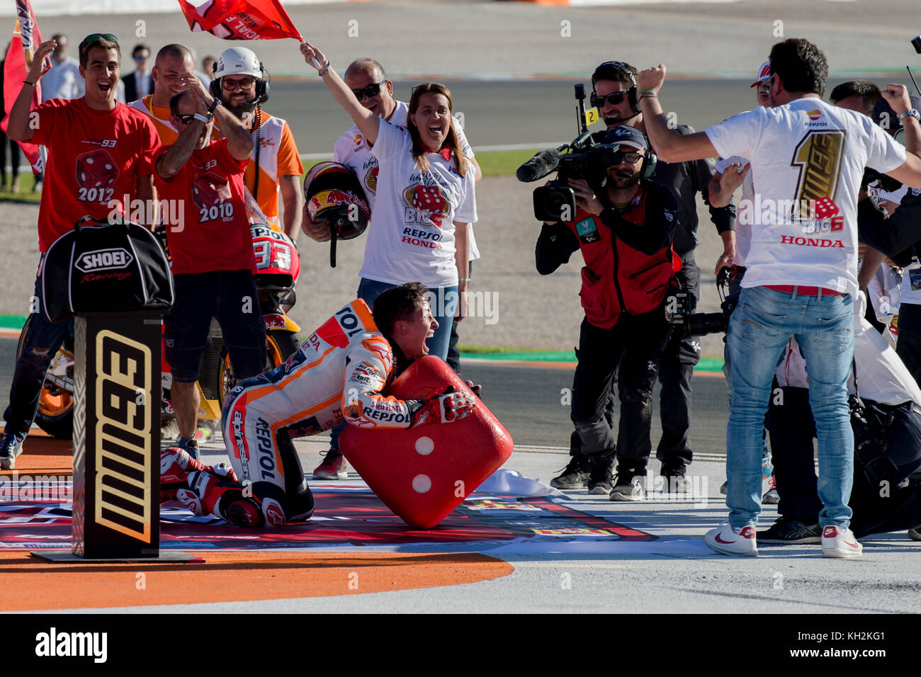 Valencia, Spain. 12th Nov, 2017. #93 Marc Marquez (Spanish) Repsol ...