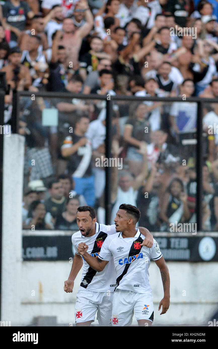 Rio De Janeiro, Brazil. 12th Nov, 2017. Caio Monteiro celebrates goal ...