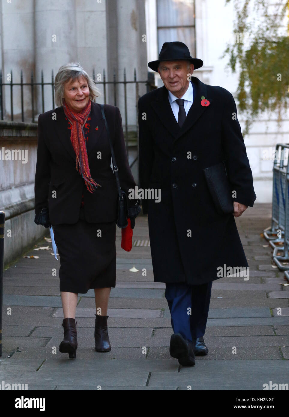 London, UK. 12th Nov, 2017. Vince Cable, Leader of the Lib Dems, with ...