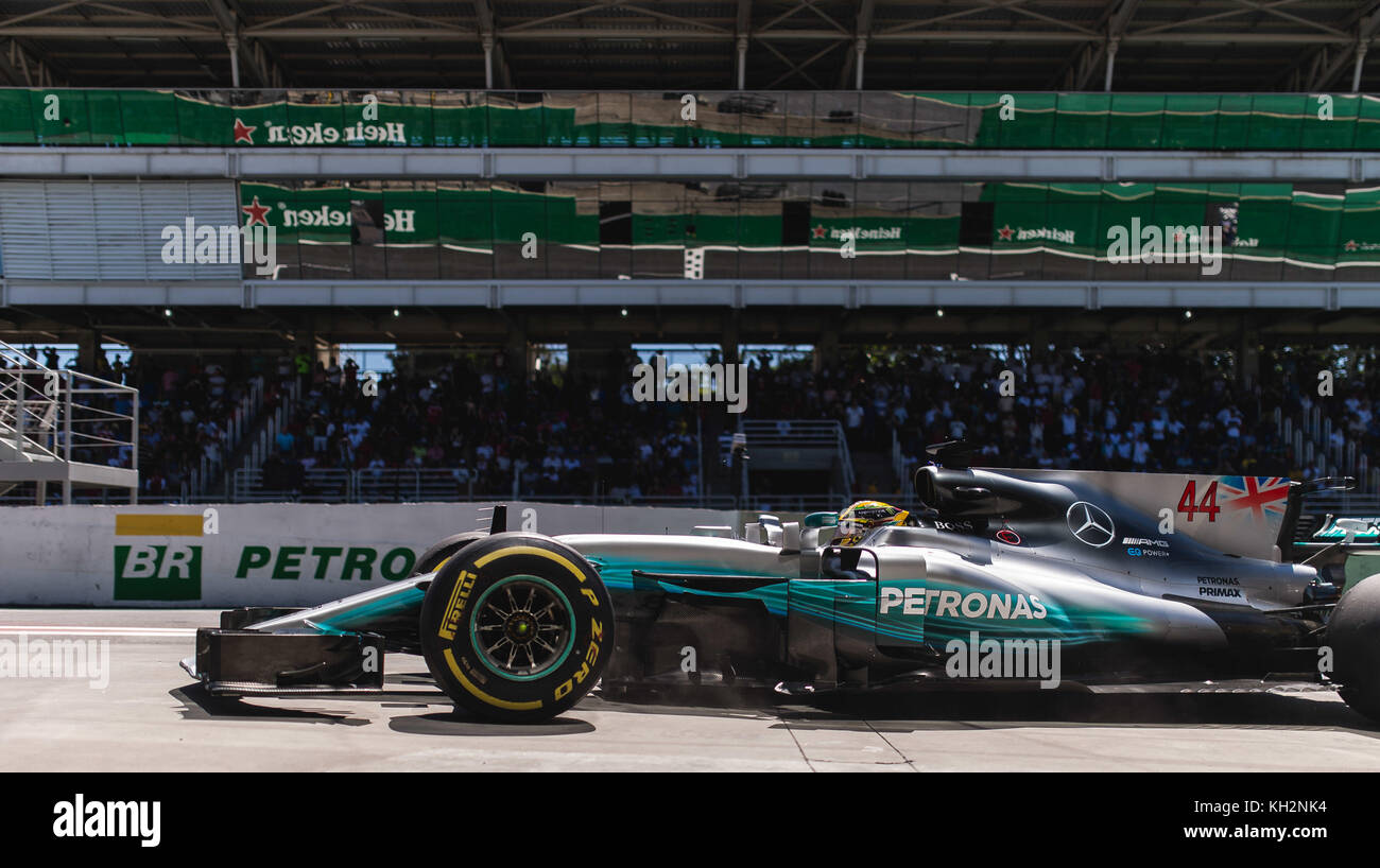 Lewis hamilton 2017 brazil hi-res stock photography and images - Alamy