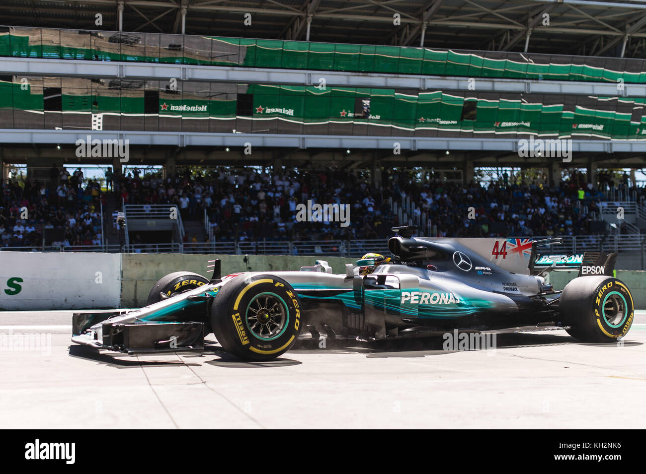 Lewis hamilton 2017 brazil hi-res stock photography and images - Alamy