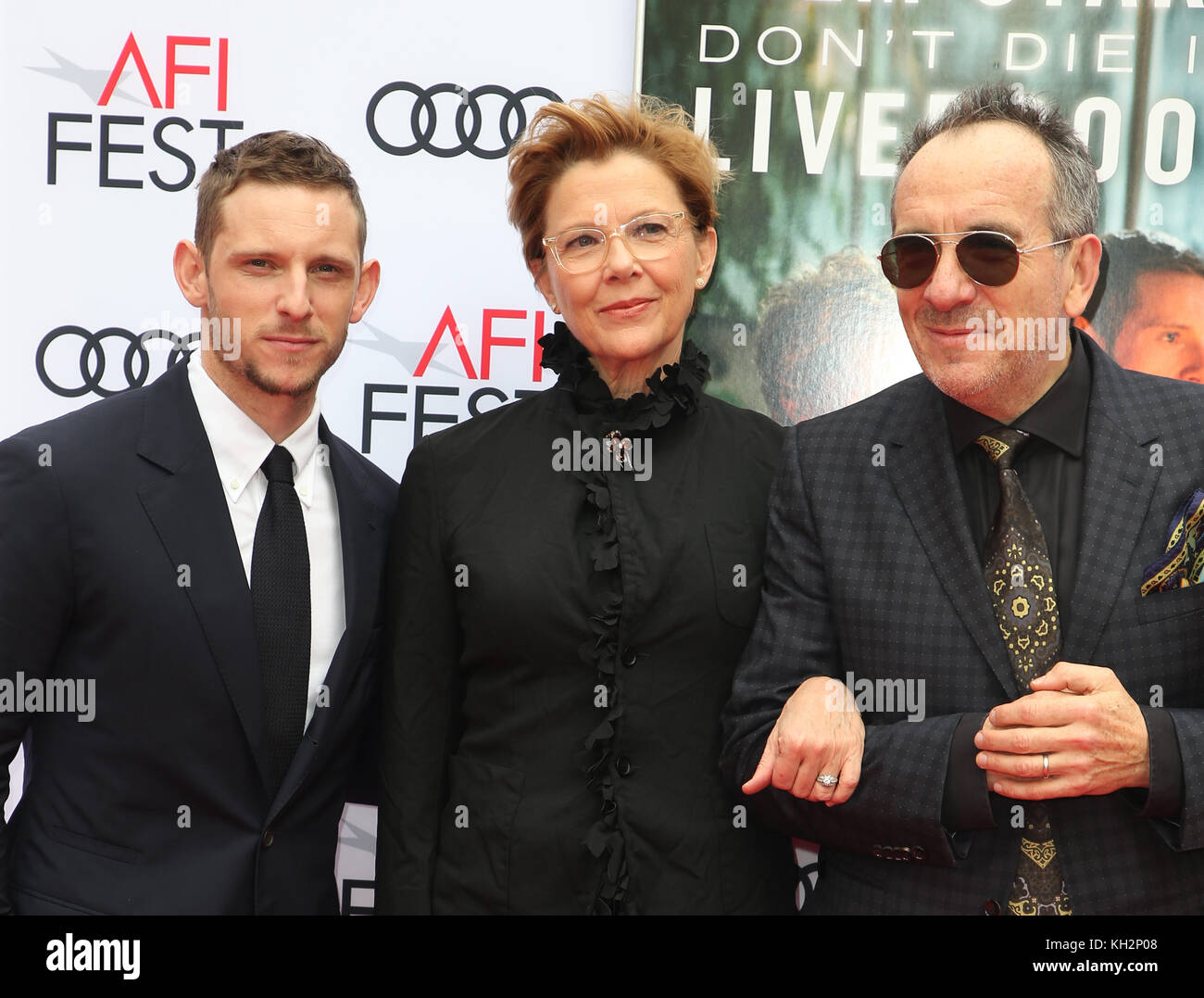 Hollywood, Ca. 12th Nov, 2017. Jamie Bell, Annette Bening and Elvis ...