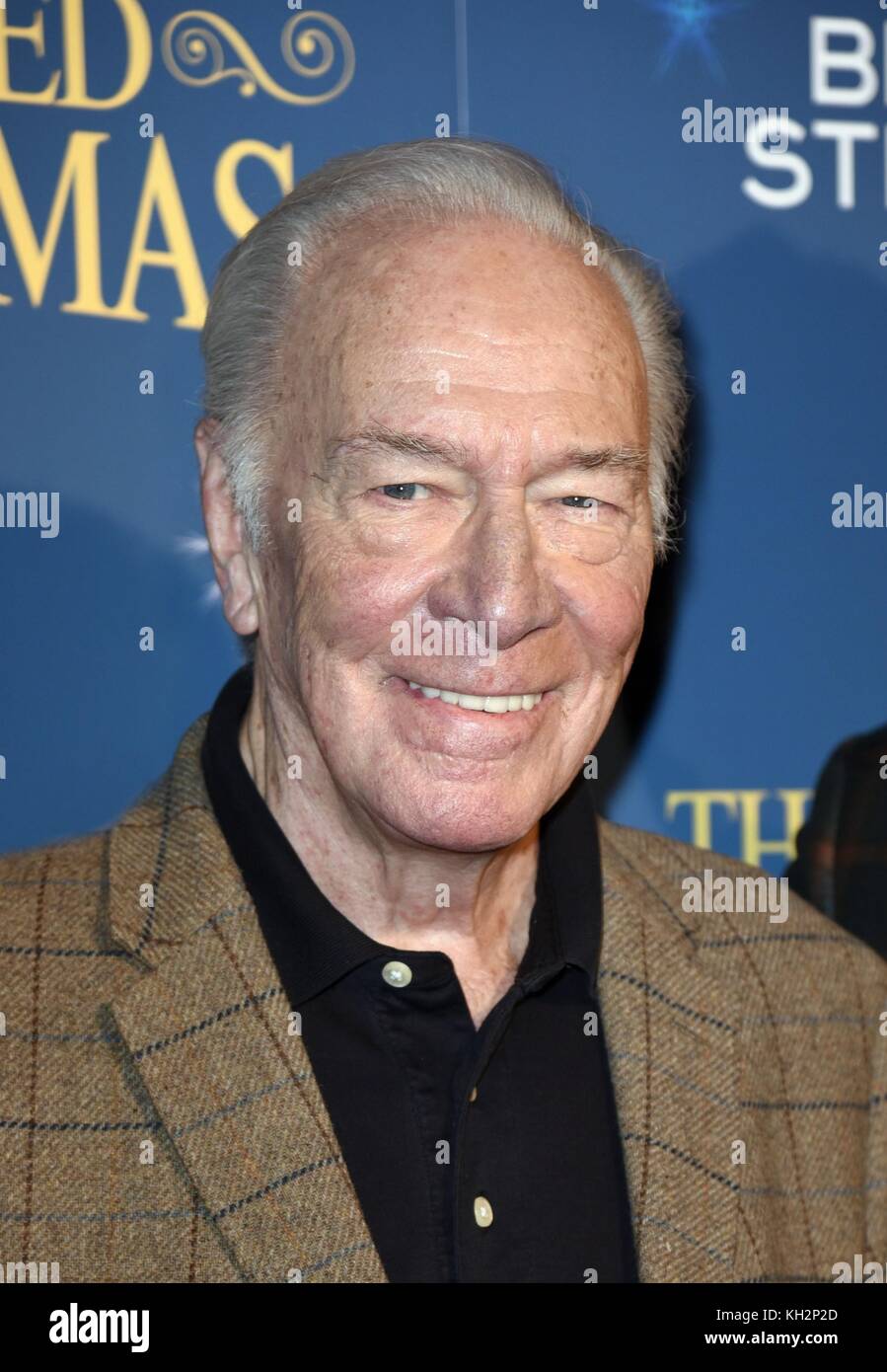 New York, NY, USA. 12th Nov, 2017. Christopher Plummer at arrivals for ...