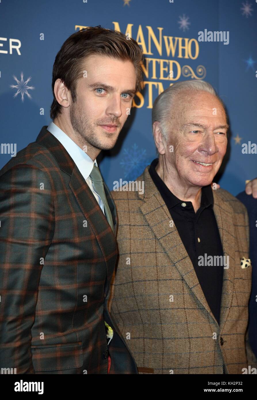 New York, NY, USA. 12th Nov, 2017. Christopher Plummer, Dan Stevens at ...