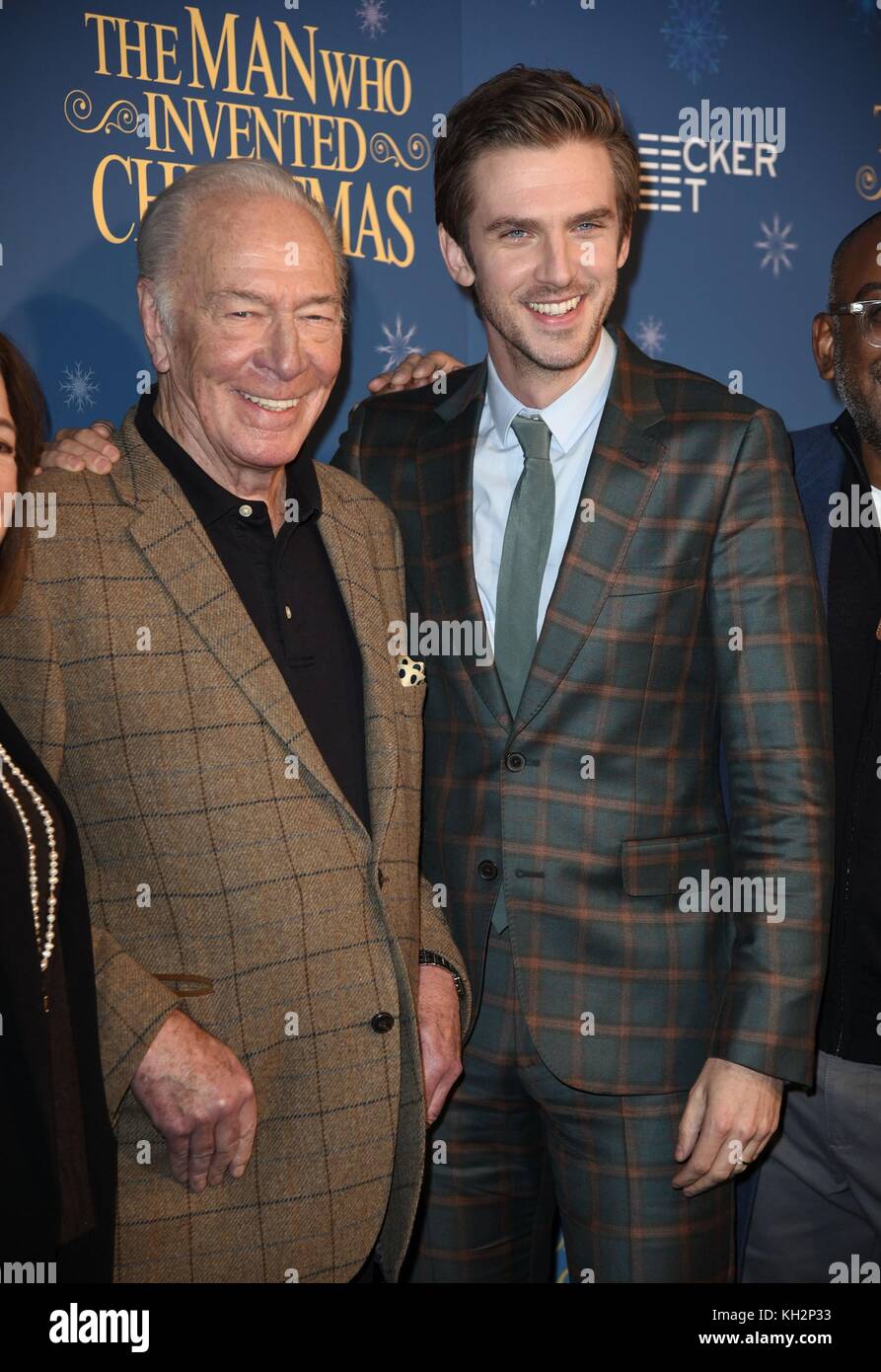 New York, NY, USA. 12th Nov, 2017. Christopher Plummer, Dan Stevens at ...