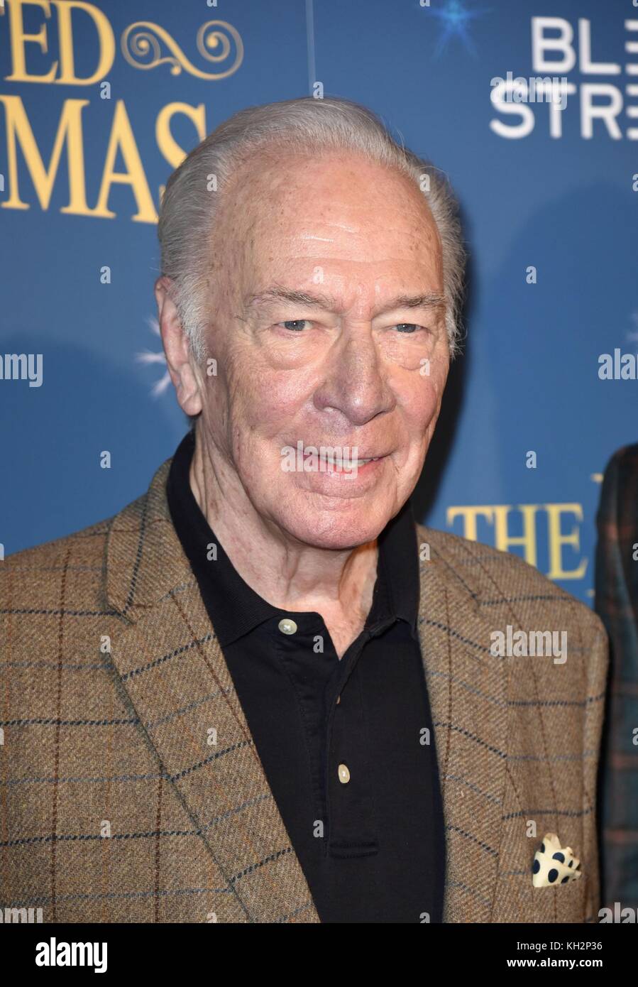 New York, NY, USA. 12th Nov, 2017. Christopher Plummer at arrivals for ...