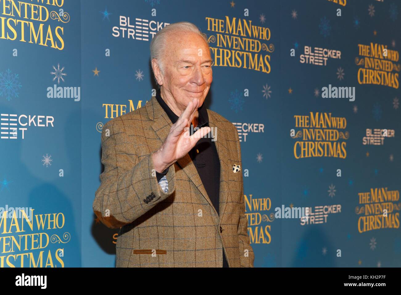 New York, NY, USA. 12th Nov, 2017. Christopher Plummer at arrivals for ...