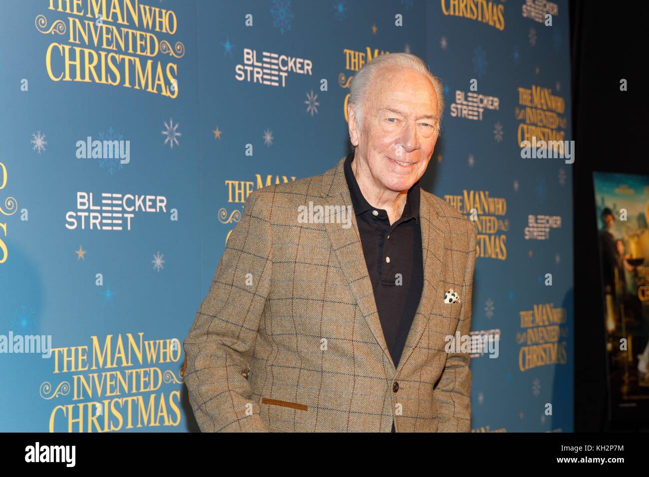 New York, NY, USA. 12th Nov, 2017. Christopher Plummer at arrivals for ...