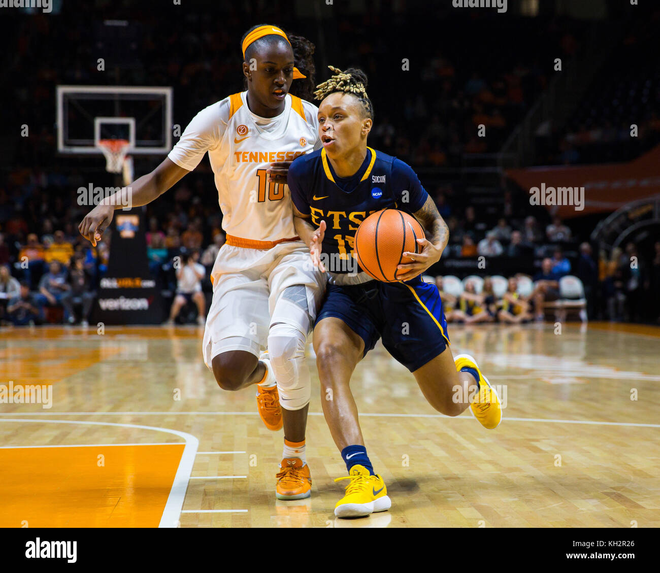 November 12, 2017: Tianna Tarter #15 of the East Tennessee State Lady ...