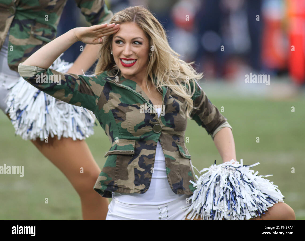 Los Angeles, CA, USA. 12th Nov, 2017. Los Angeles Rams Cheerleaders ...