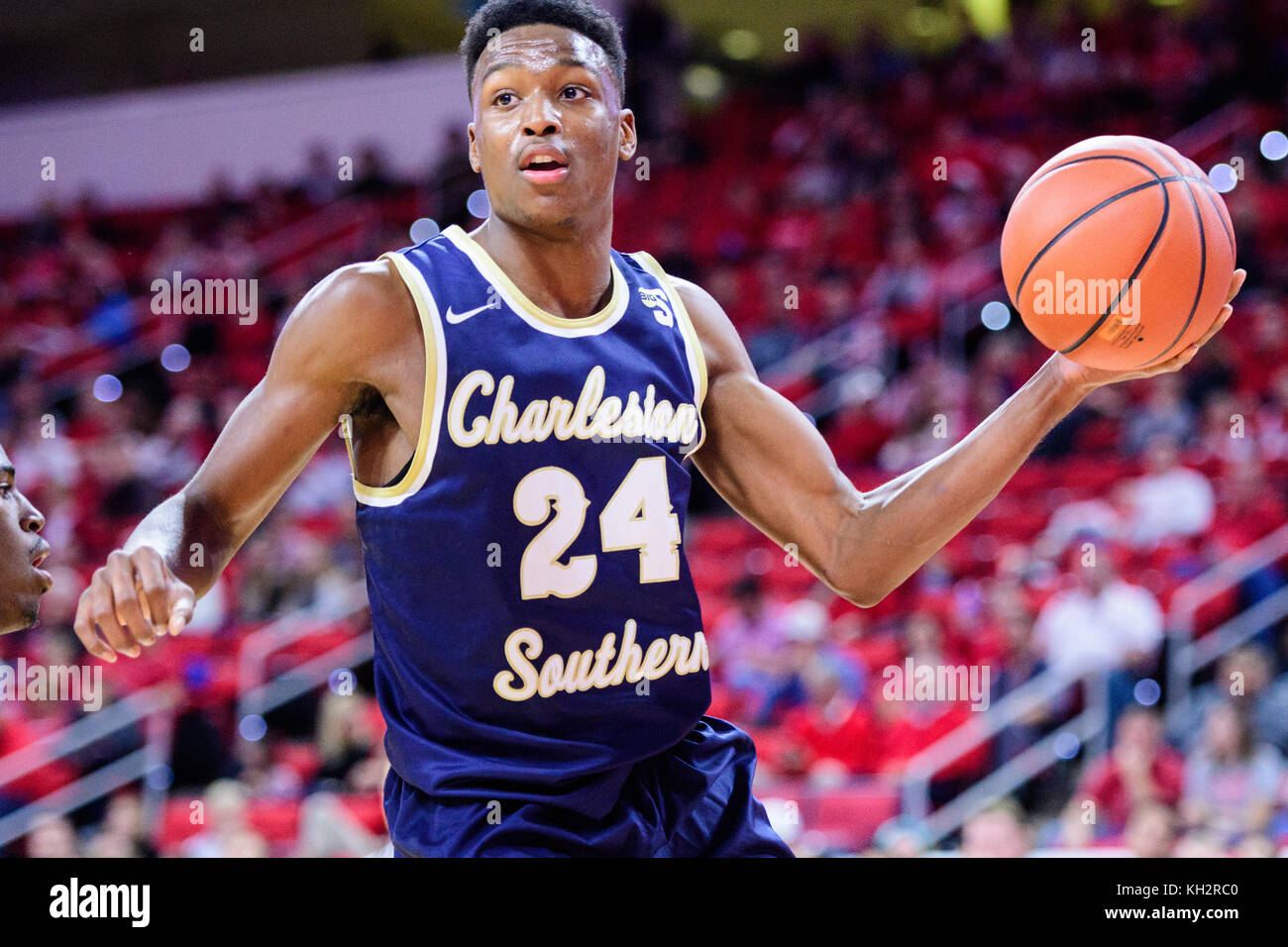 Charleston Southern guard Phlandrous Fleming Jr (24) during the NCAA ...