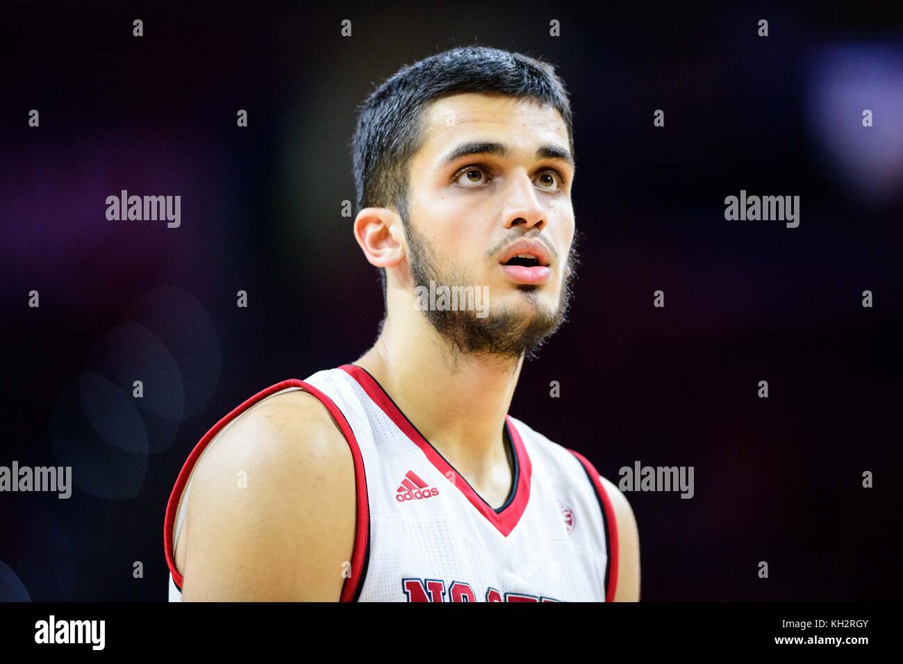 NC State center Omer Yurtseven (14) during the NCAA College Basketball ...