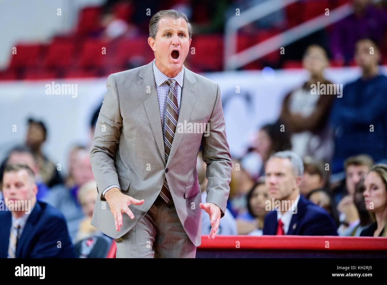 Charleston Southern Head Coach Barclay Radebaugh during the NCAA ...