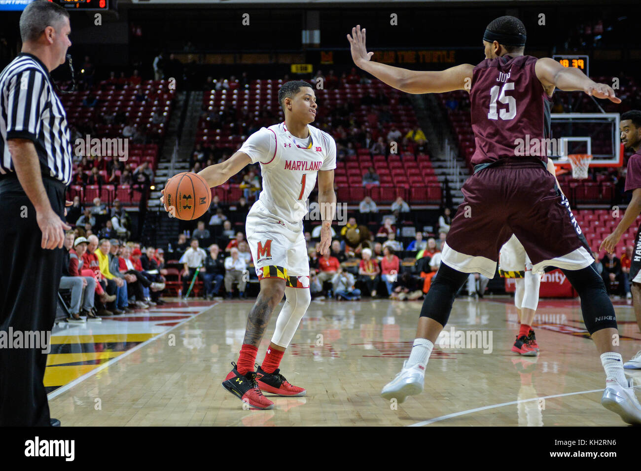 College Park, Maryland, USA. 12th Nov, 2017. ANTHONY COWAN JR (1 ...