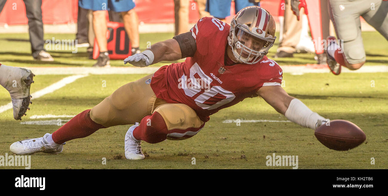 Santa Clara, California, USA. 12th Nov, 2017. San Francisco 49ers ...