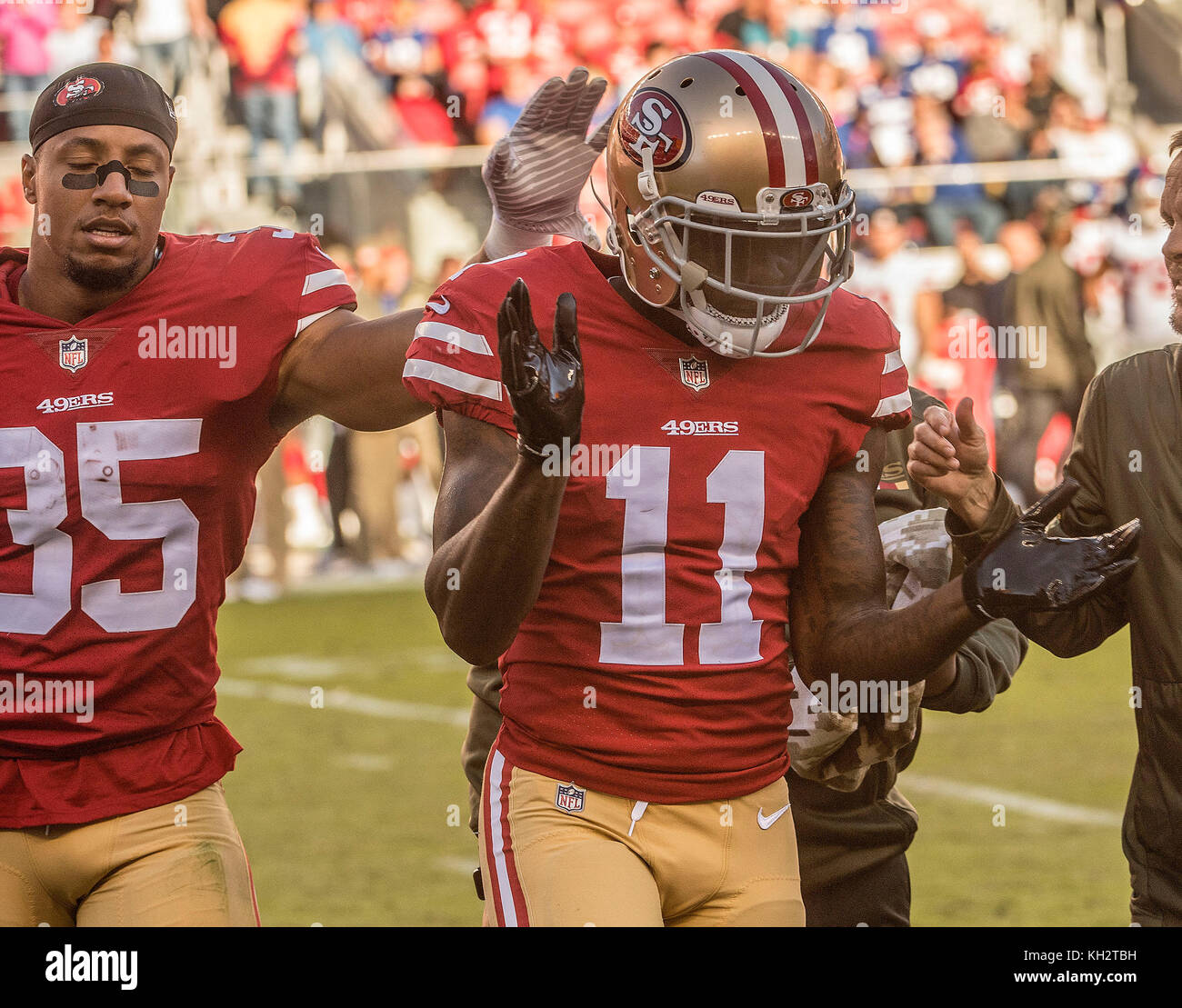Santa Clara, California, USA. 12th Nov, 2017. San Francisco 49ers ...