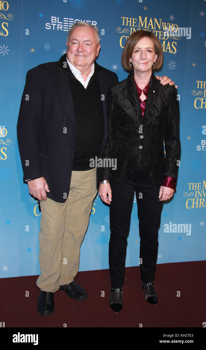 New York, USA. 12th Nov, 2017. 2017Les Standiford, Susan Coyne, attend ...