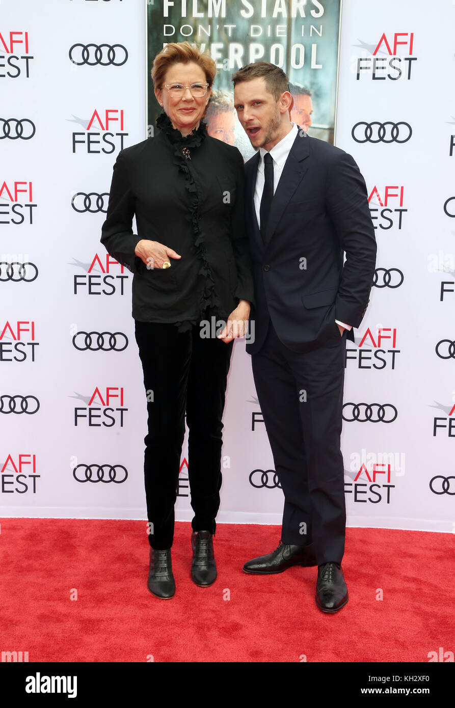 Hollywood, Ca. 12th Nov, 2017. Annette Bening and Jamie Bell at the ...