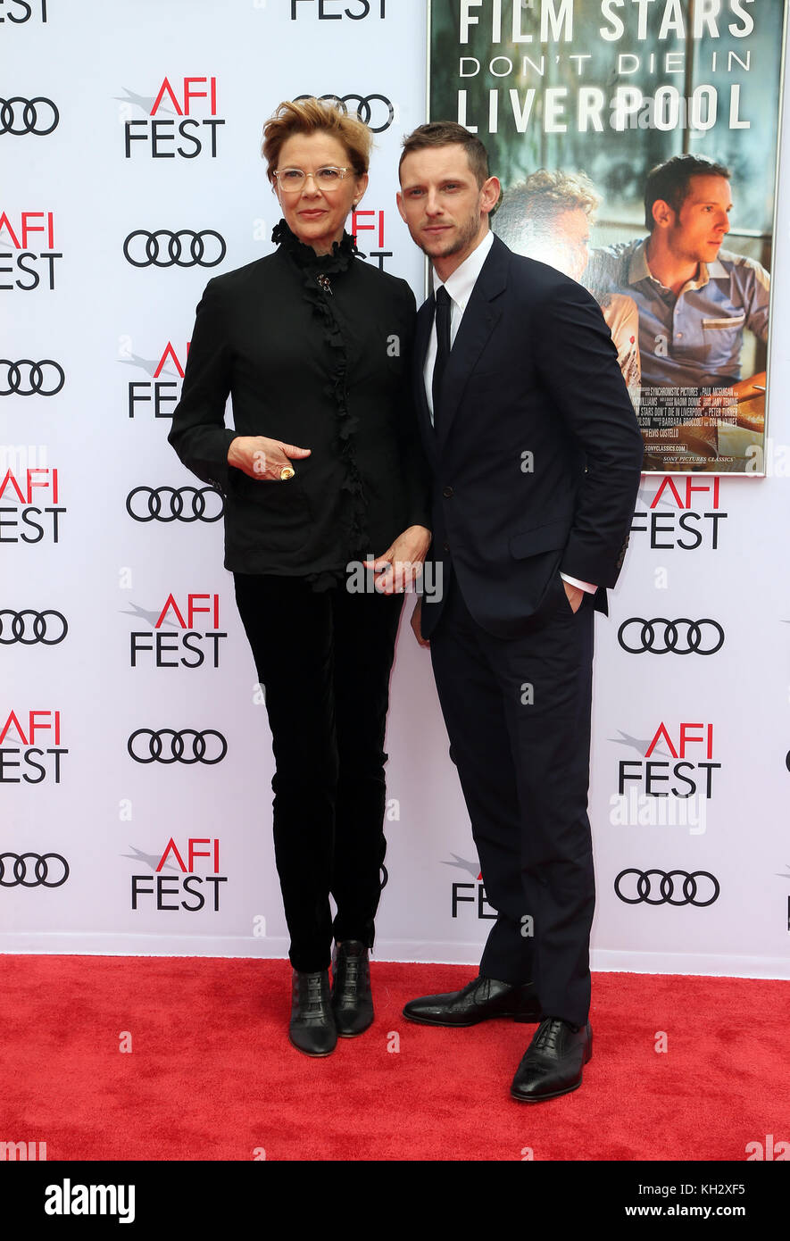 Hollywood, Ca. 12th Nov, 2017. Annette Bening and Jamie Bell at the ...
