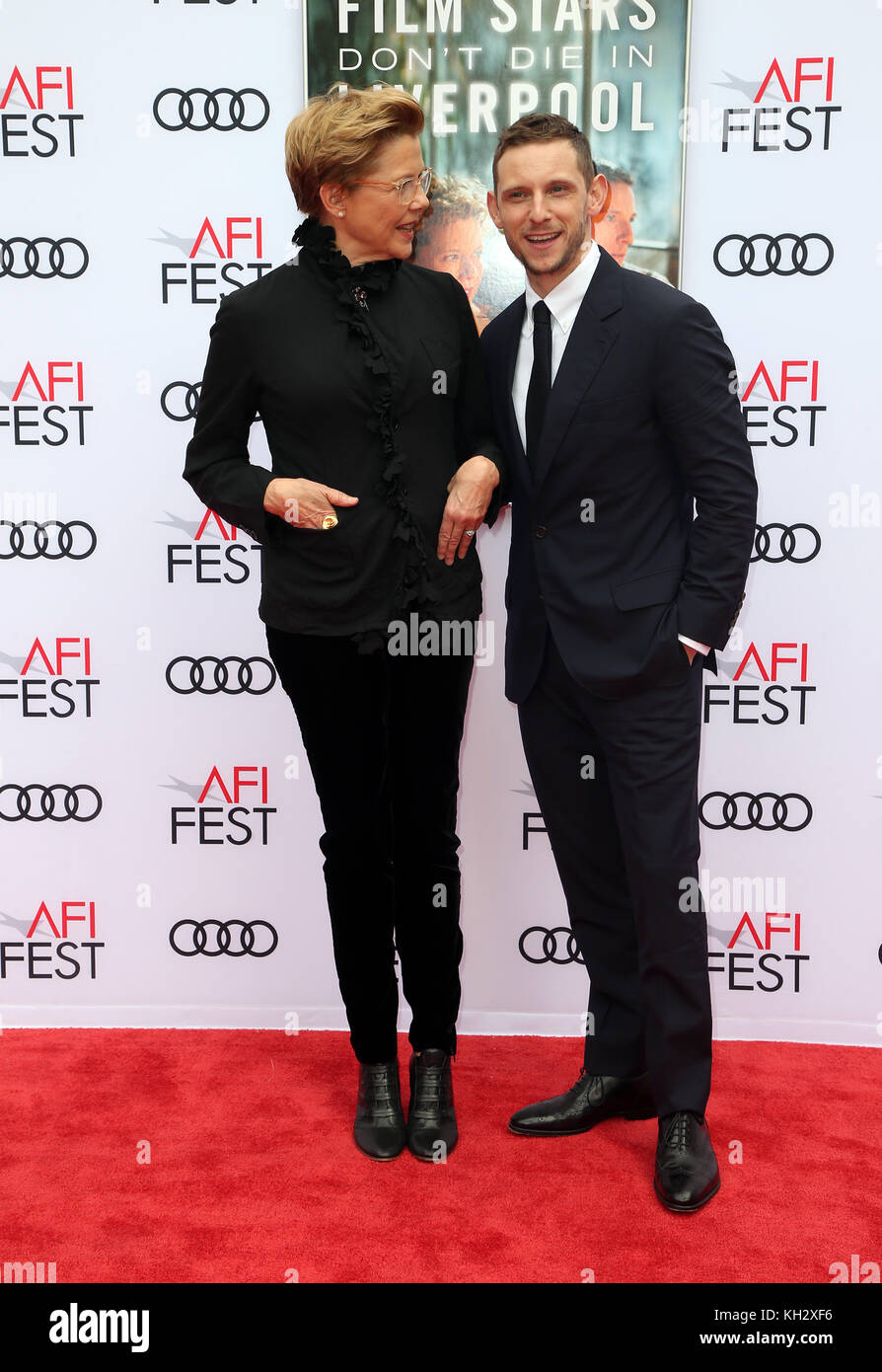 Hollywood, Ca. 12th Nov, 2017. Annette Bening and Jamie Bell at the ...