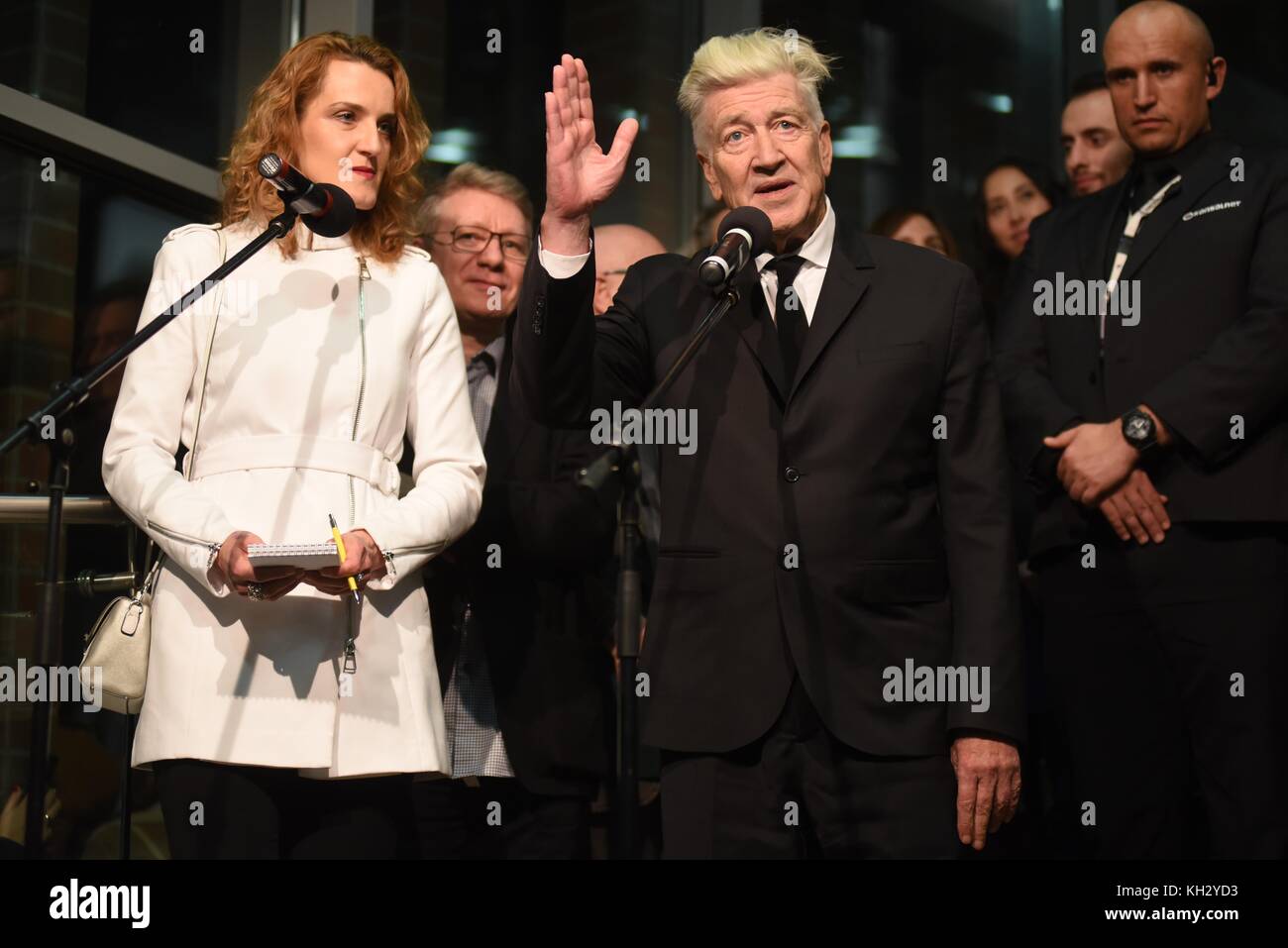 David Lynch opens his exhibition Silence and Dynamism on November 12 ...