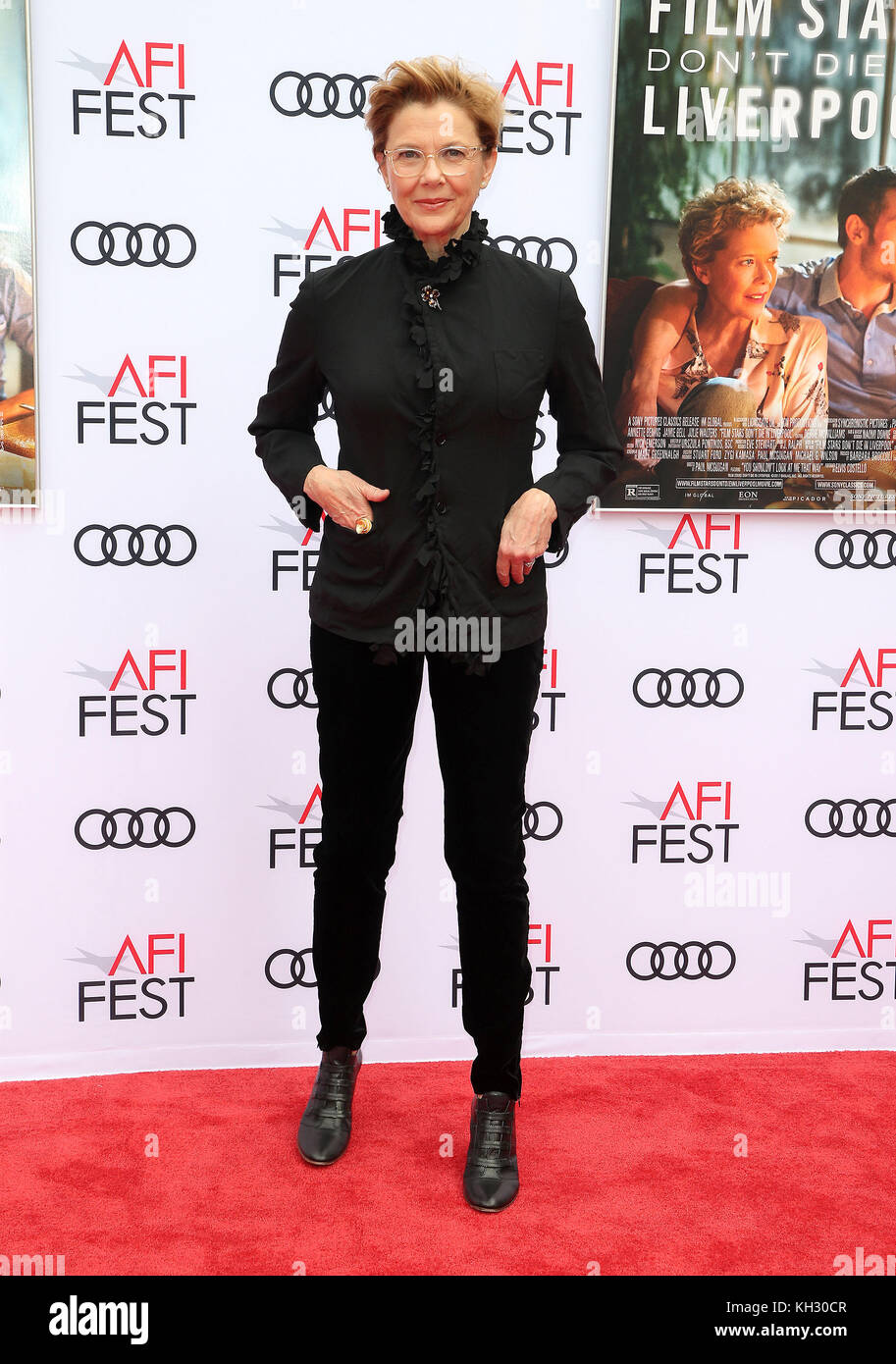 Hollywood, California, USA. 12th Nov, 2017. Annette Bening. ''Film ...