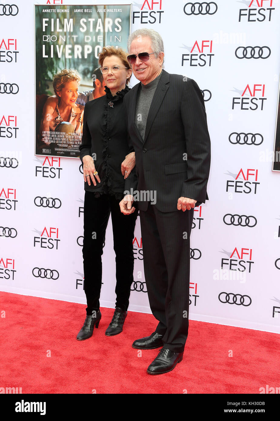 Hollywood, California, USA. 12th Nov, 2017. Annette Bening, Warren ...