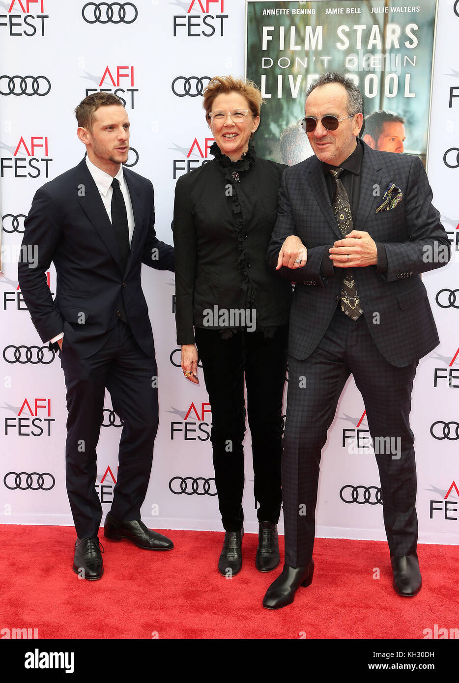 Hollywood, California, USA. 12th Nov, 2017. Jamie Bell, Annette Bening ...