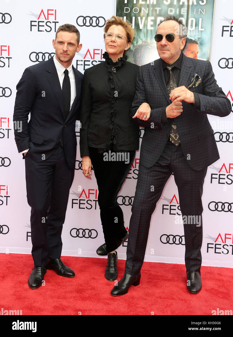 Hollywood, California, USA. 12th Nov, 2017. Jamie Bell, Annette Bening ...