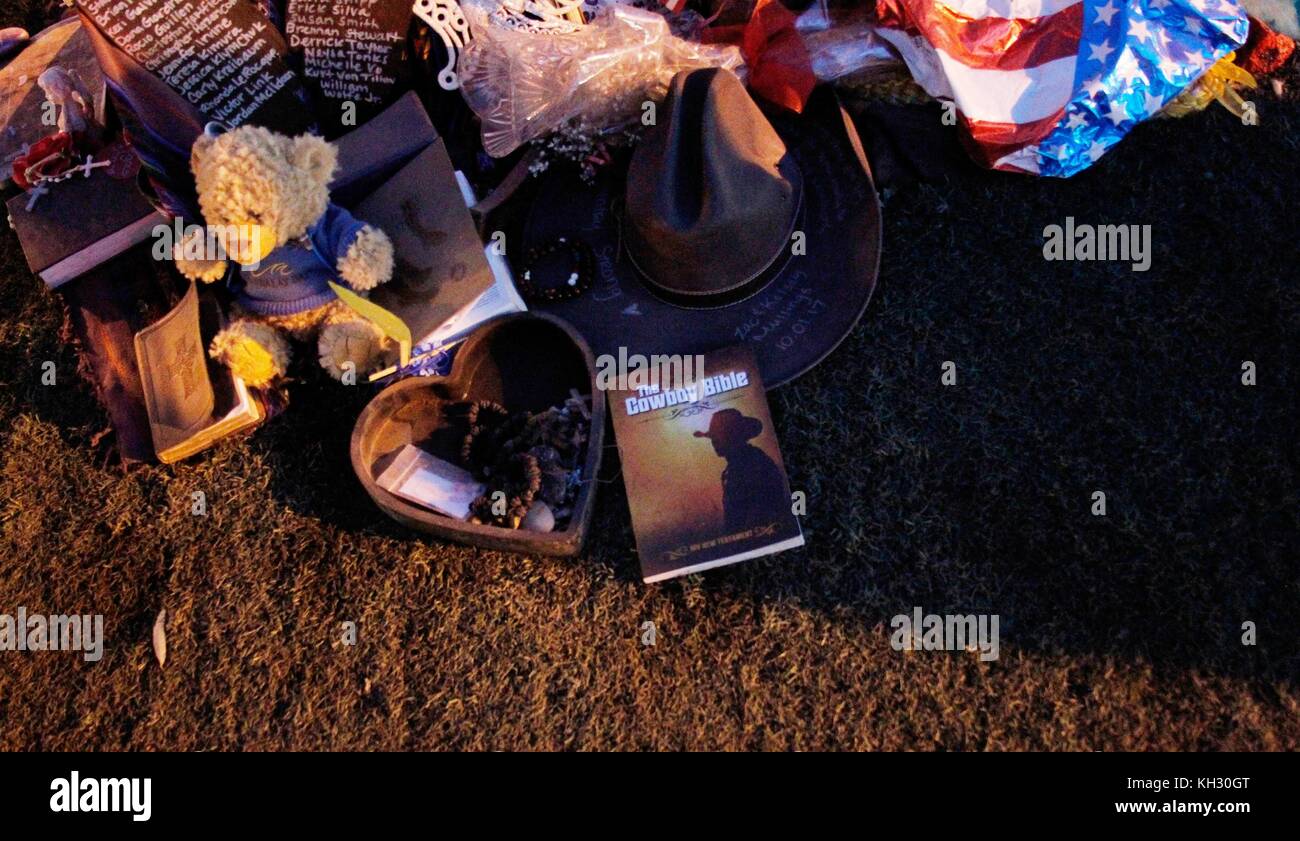 Las Vegas, NV, USA. 11th Nov, 2017. Memorial for the Route 91 Concert ...