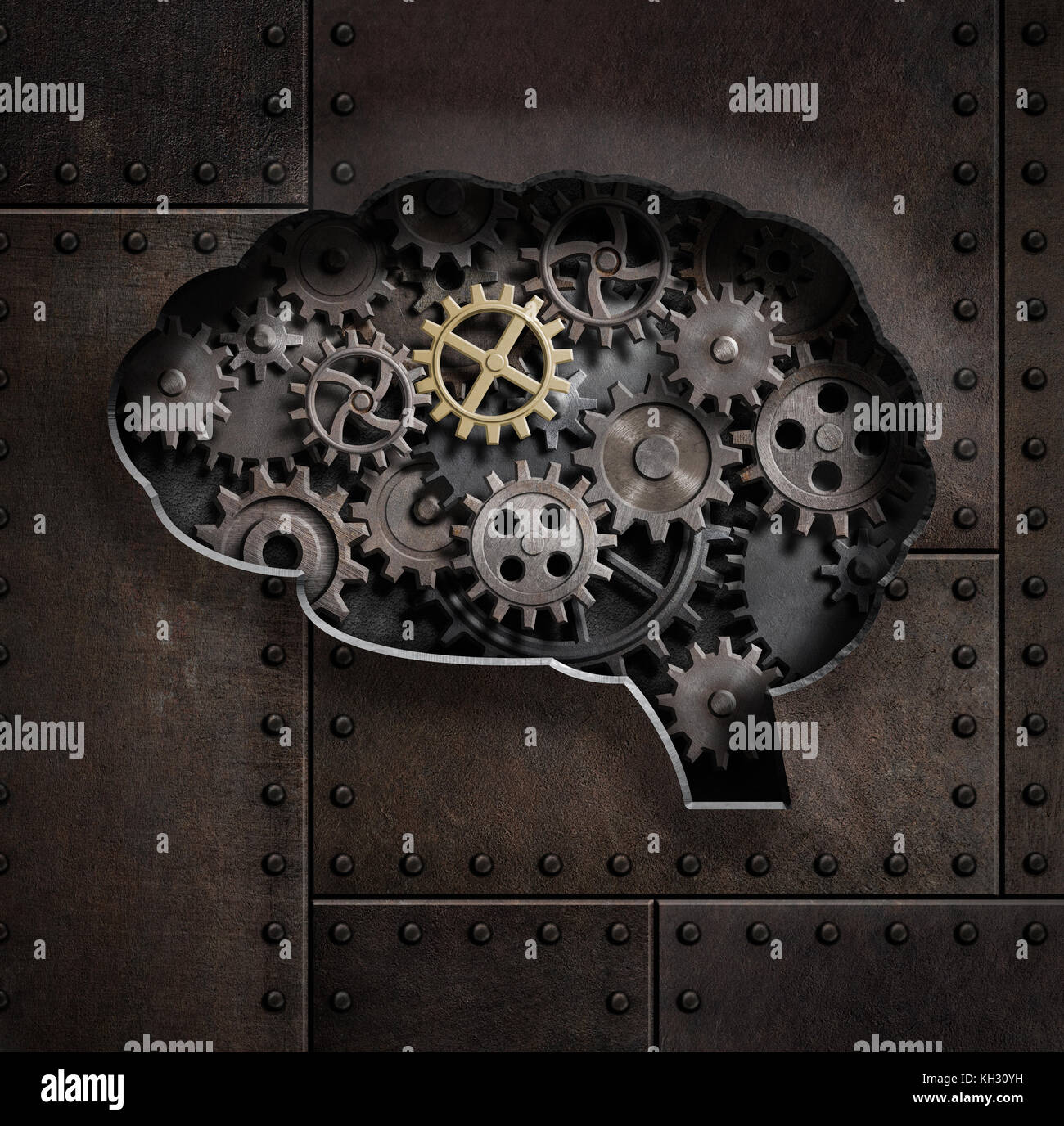 Cogs Brain High Resolution Stock Photography and Images - Alamy