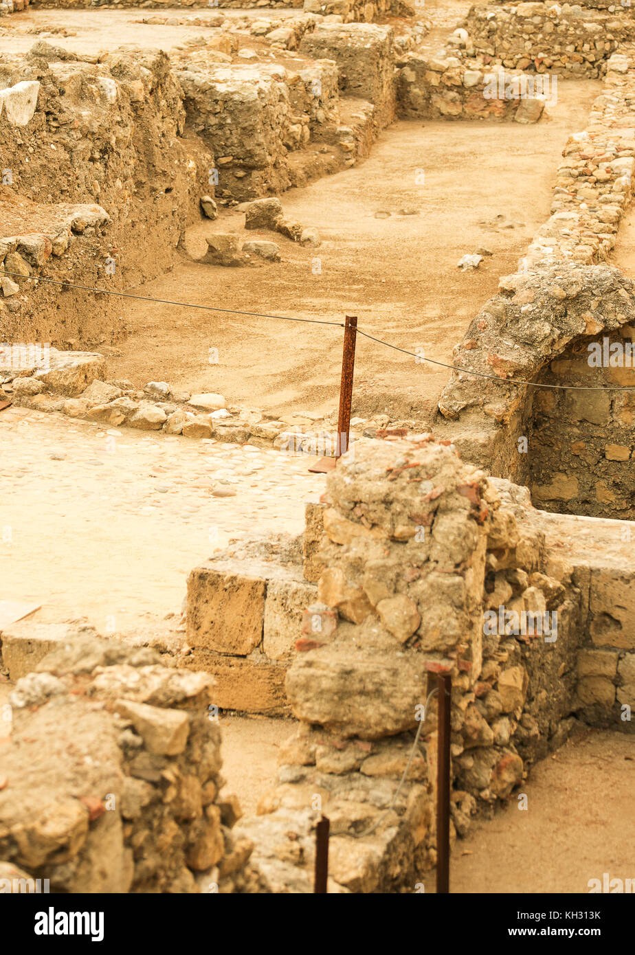 Excavations of ancient archaeological site Stock Photo - Alamy