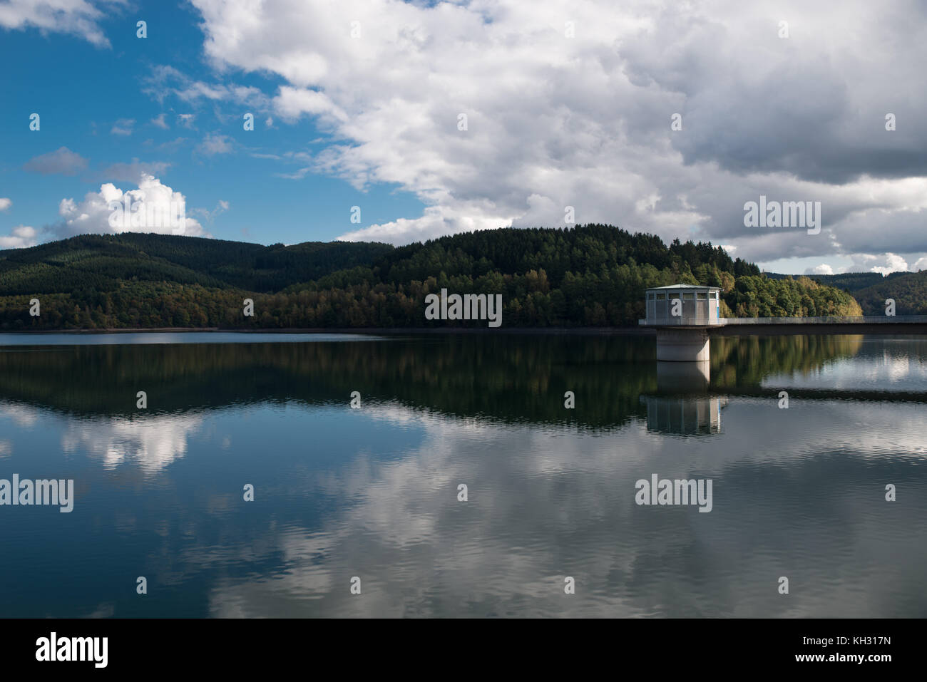 Obernau Dam during Summer Stock Photo - Alamy