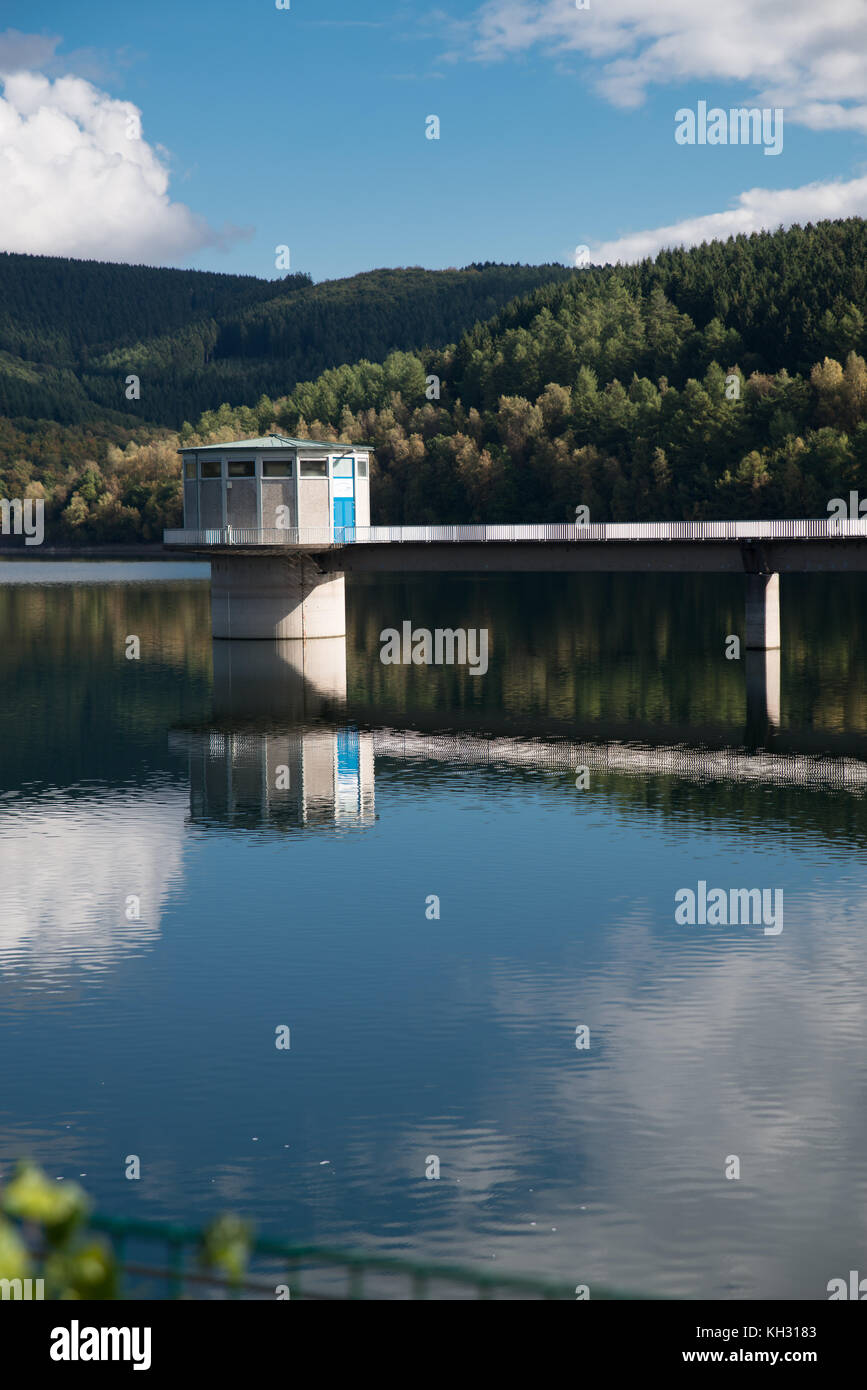 Obernau Dam during Summer Stock Photo - Alamy