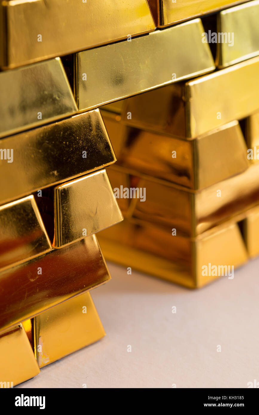 Fine Gold Ingots Stock Photo - Alamy