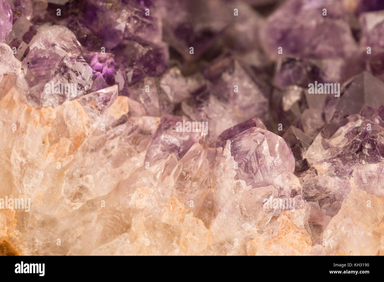 Amethyst Mineral Close Up Stock Photo - Alamy