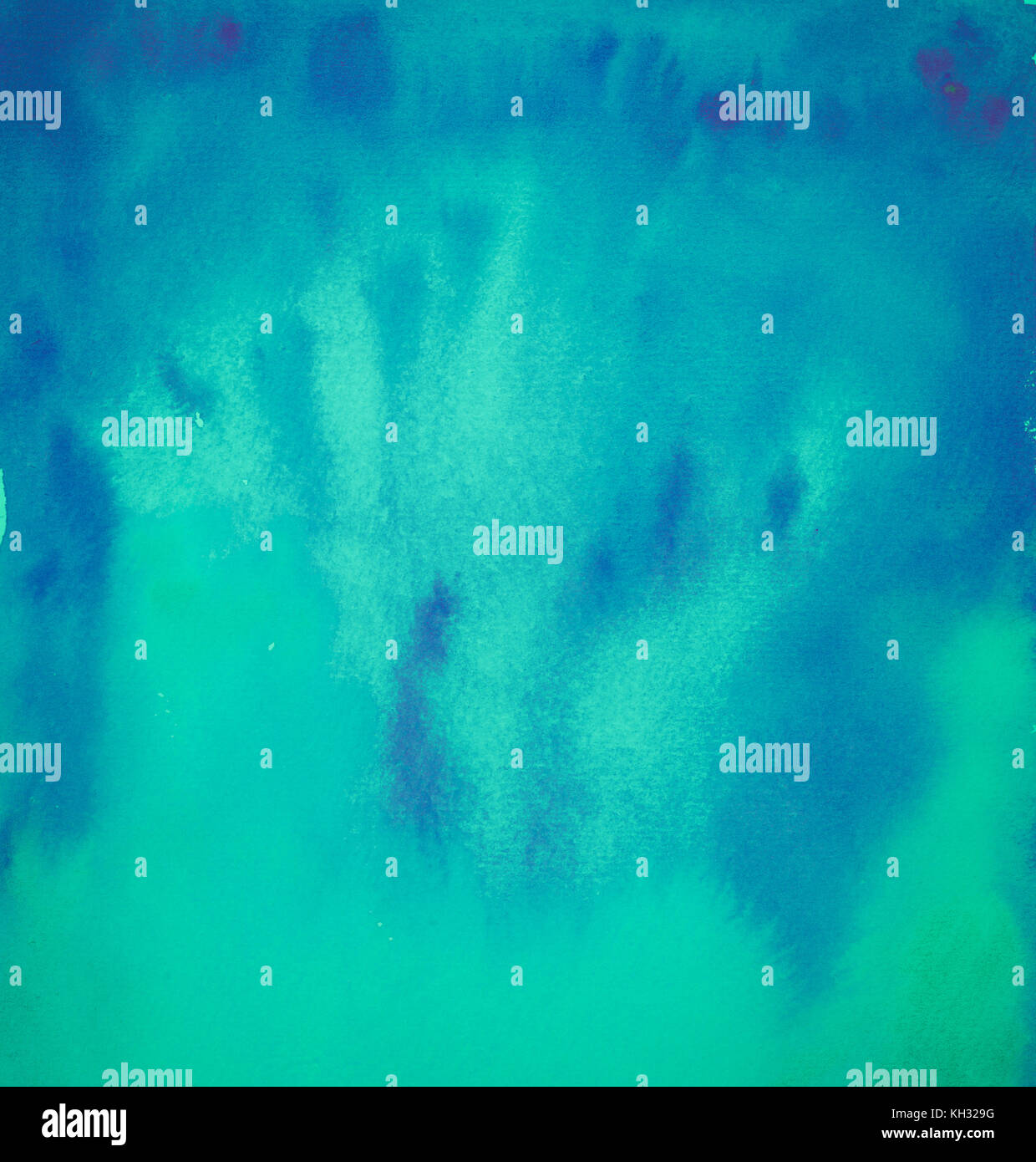 Cyan and blue hand painted backgrounds for diferent usages like Water ...