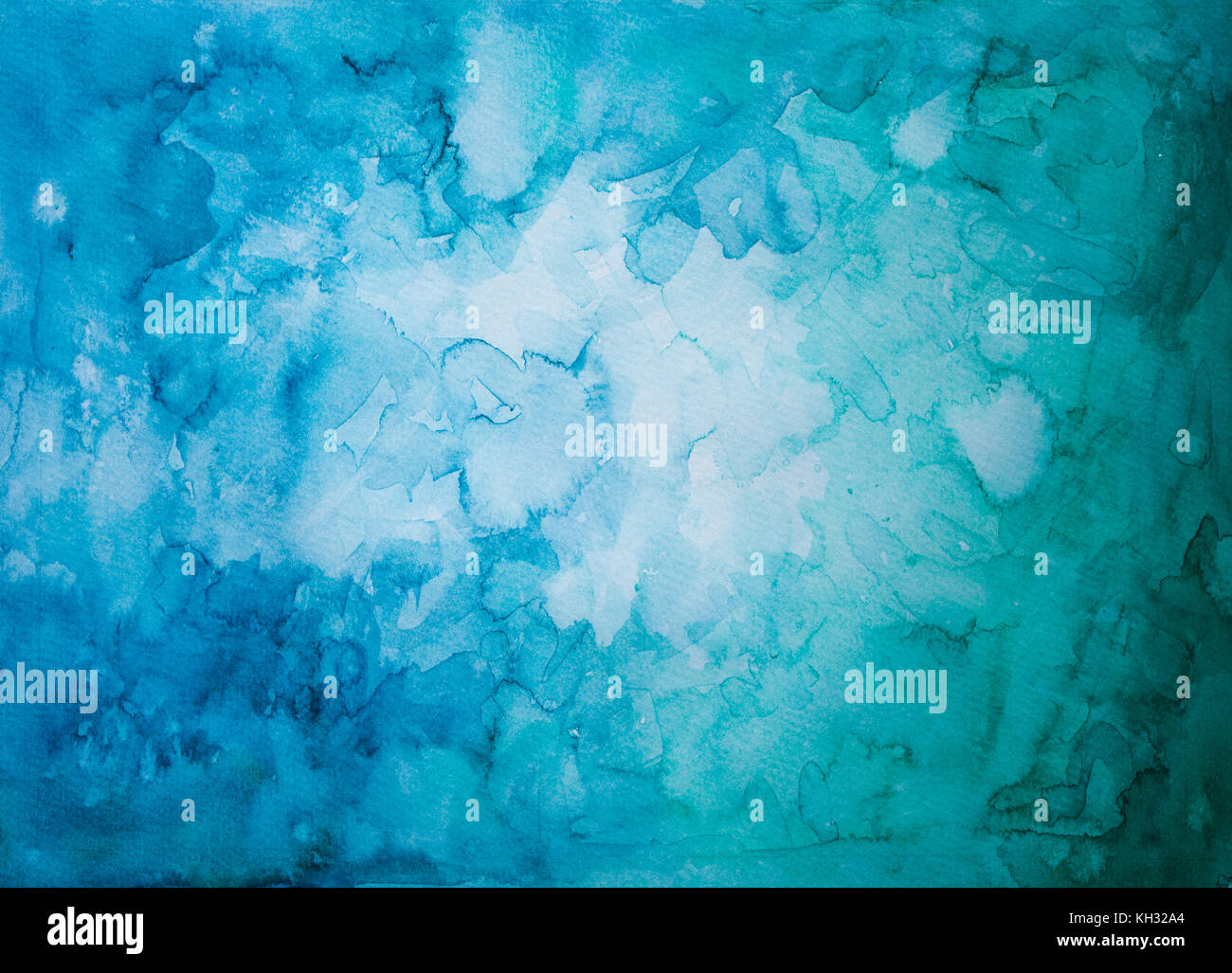 Cyan and blue hand painted backgrounds for diferent usages like Water ...